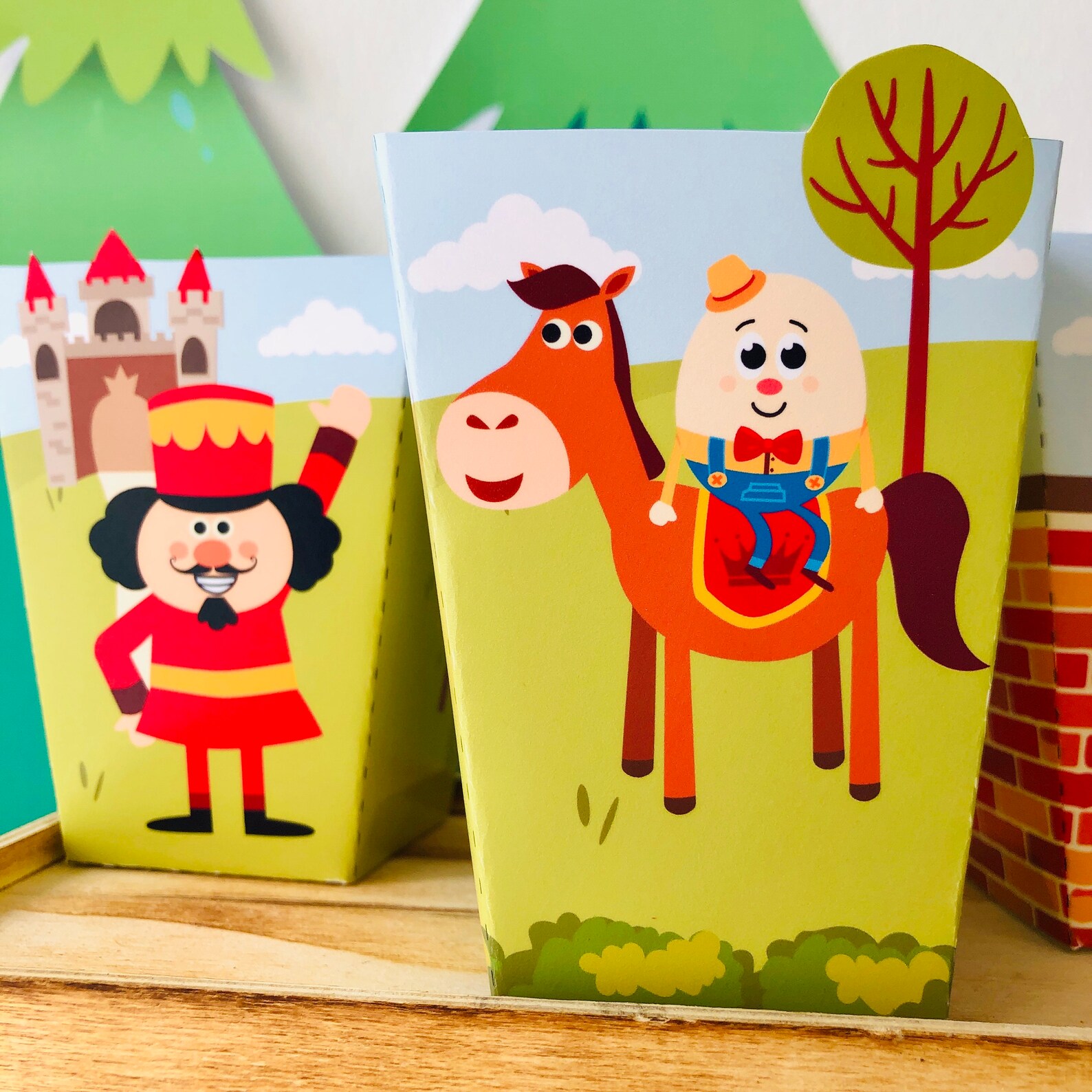 Humpty Dumpty Party Favor Boxes, Snack Box Printable (digital Download ...