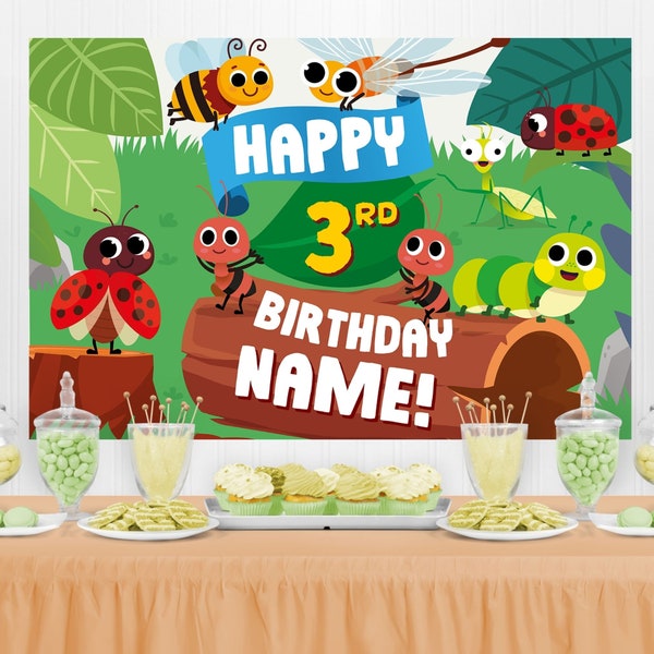 Garden and Bugs Birthday Party - Etsy