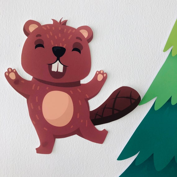 Woodland Animals Cut-Outs/ Forest Animals Glamping Cut-Outs Printable ...