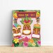 Hawaiian Luau Party Games Party Activities Kit/ Summer Tropical Fruits ...