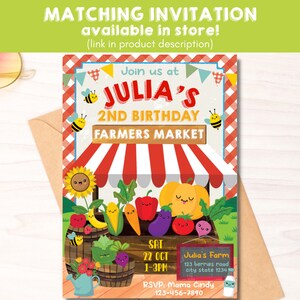 Farmers Market Fruits & Vegetables Signs EDITABLE Printable, Farmers ...