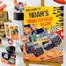 Monster Truck Party Sign Printable/ Monster Jam Party Welcome Sign ...