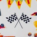 Race Car Party Cutouts Printable: Grand Prix Decorations (digital ...