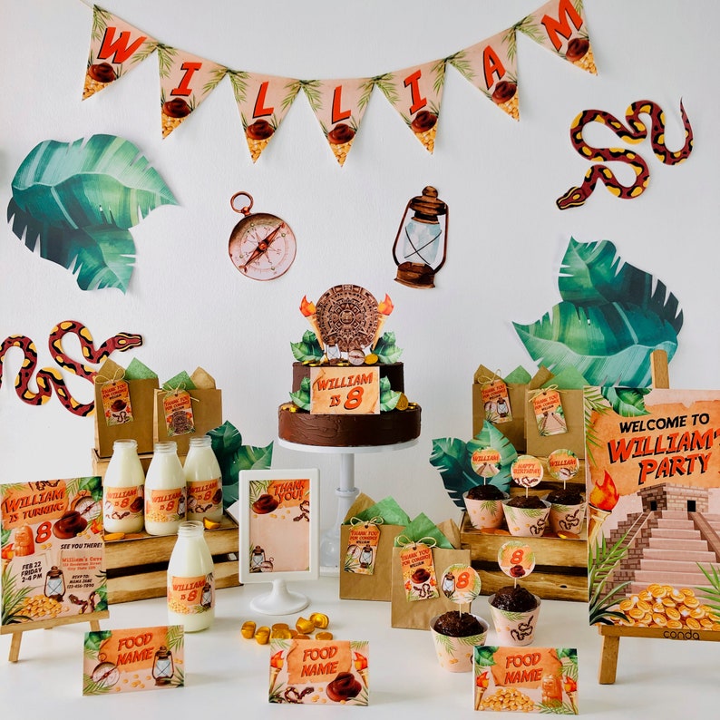 Indiana Jones Party Decorations Cut-outs Printable | Etsy