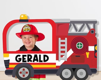 Printable Fireman Photo Booth Props: fireman PARTY - Etsy