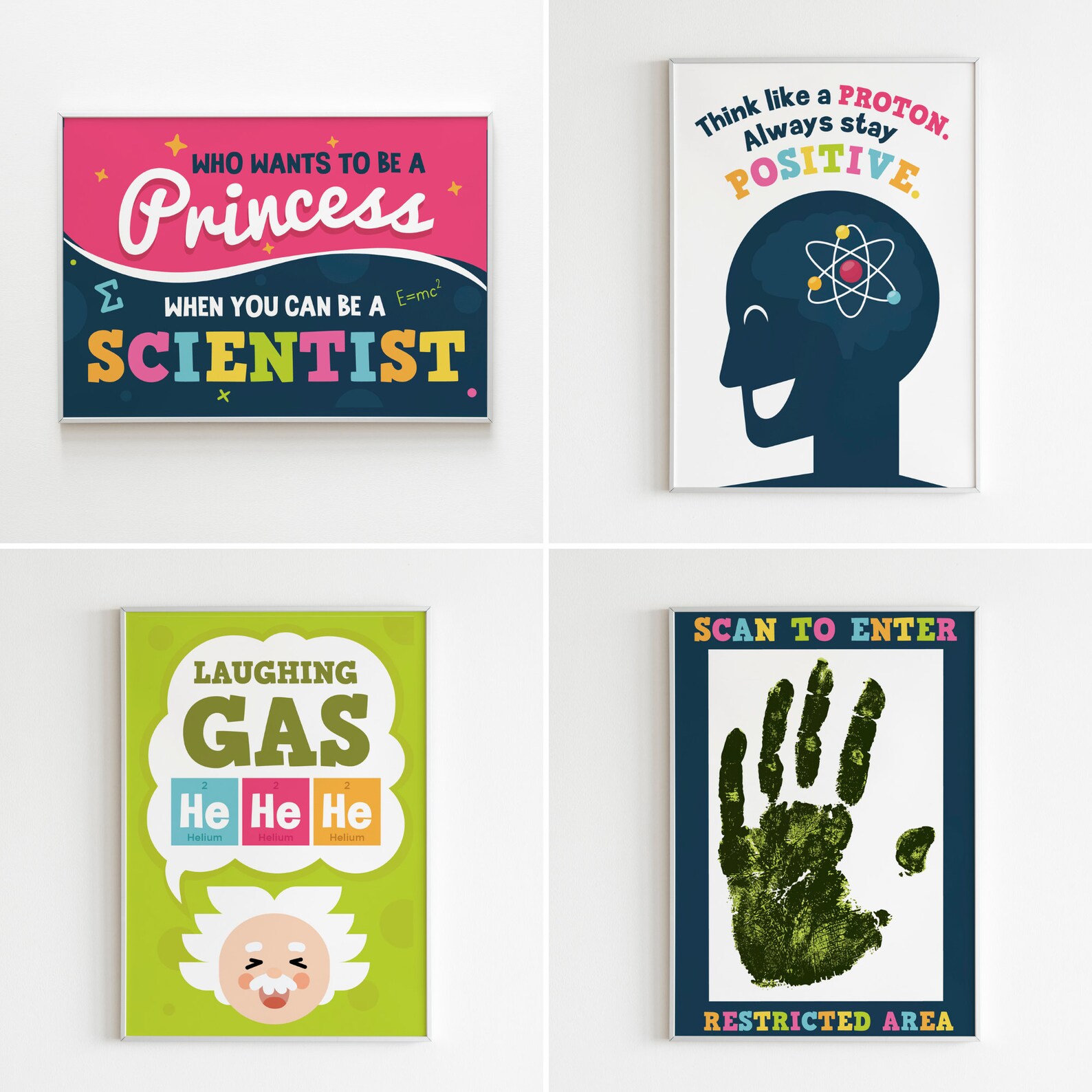Scientist Classroom Posters/ Science Party Signs Party Decorations ...
