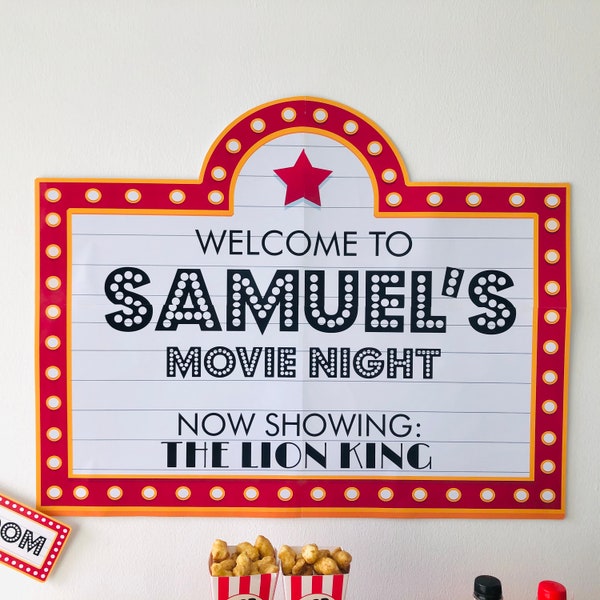 Movie Night Decorations - Etsy
