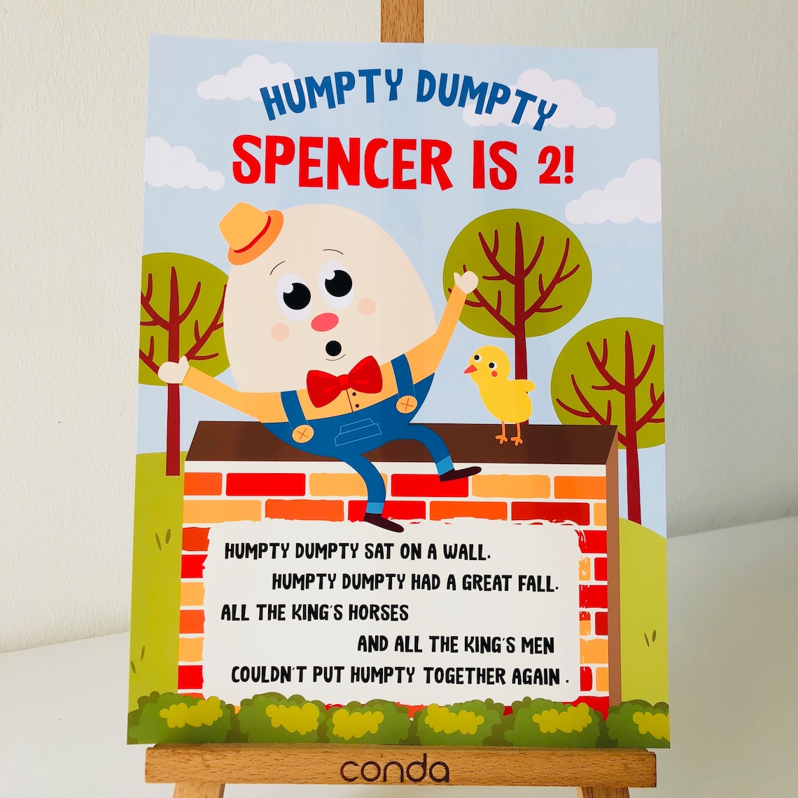 Humpty Dumpty Lyrics Poster Printable/ Humpty Dumpty Nursery Rhymes ...