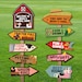 Old Macdonald Farm Party Directional Sign Printable/ Animal Farm ...