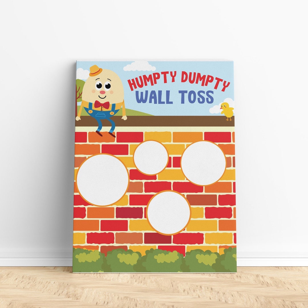 Humpty Dumpty Birthday Party Games/ Humpty Dumpty Tossing Game/ Humpty ...