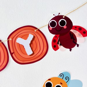 Bugs Birthday Banner EDITABLE Printable | Outdoor Nature Banner, Bugs ...