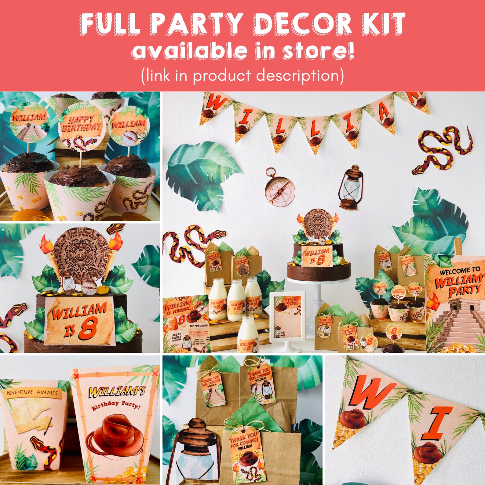 Indiana Jones Birthday Invitation/ Adventure Explorer - Etsy