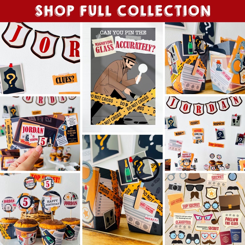 Detective Badge EDITABLE Printable | Secret Agent ID Card | Special ...