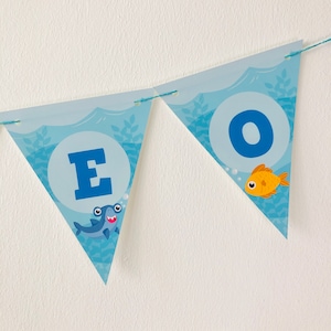 Under the Sea Birthday Party Banner/ Ocean Themed Banner EDITABLE Party ...