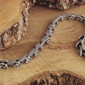 Dragon Link Chain Bracelet, 925 Solid Sterling Silver Bracelet, Dragon ...