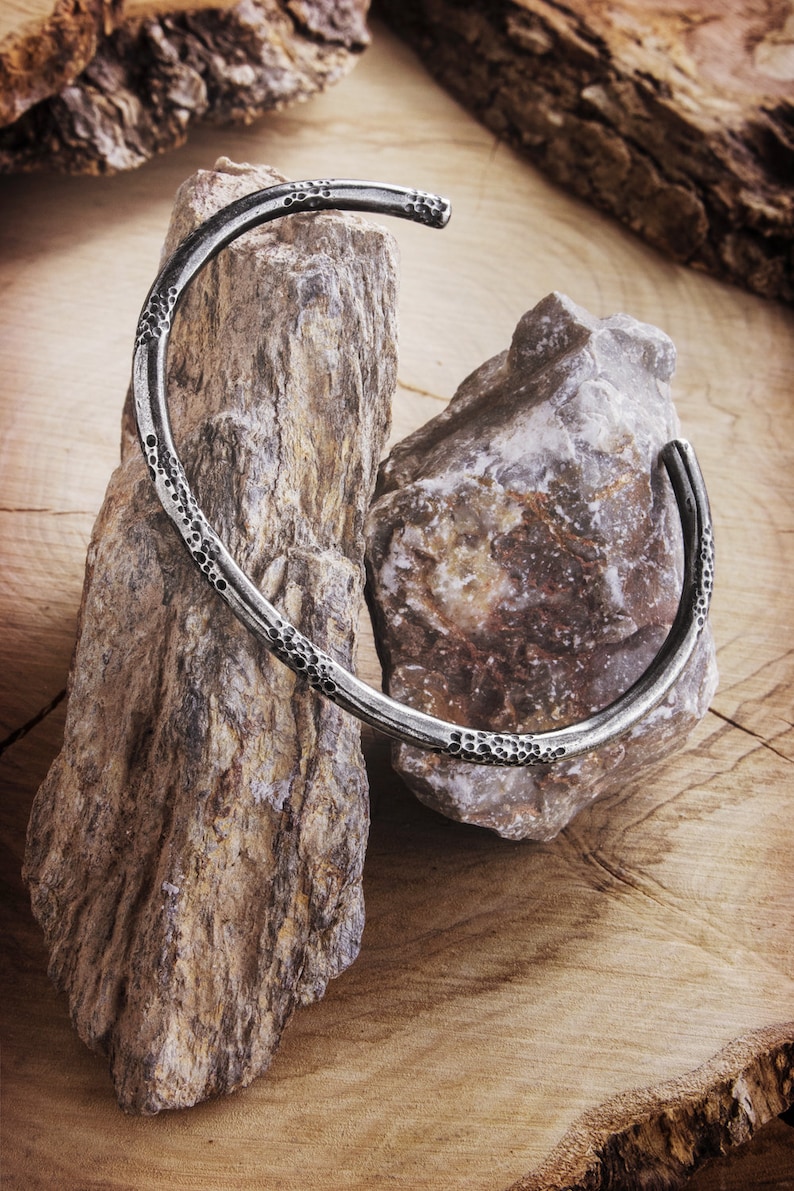 Rustic Cuff Bracelet Thick Solid Wire With a Matte Finish - Etsy