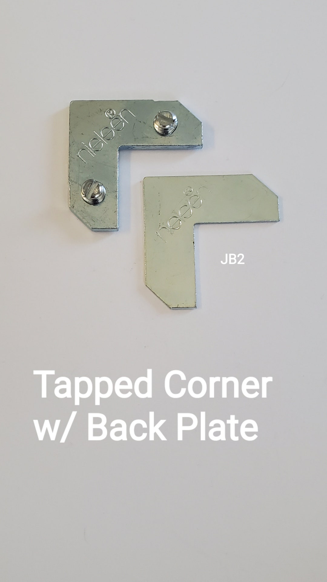 Tapped Corner With Back Plate Nielsen® Brand Aluminum Metal - Etsy