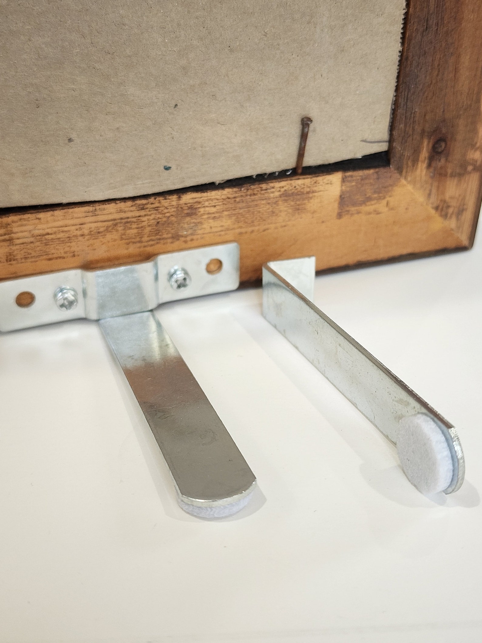 2 Part EZ Easel With Screws for Wood Photo Frames. Easel Stand for Wood ...