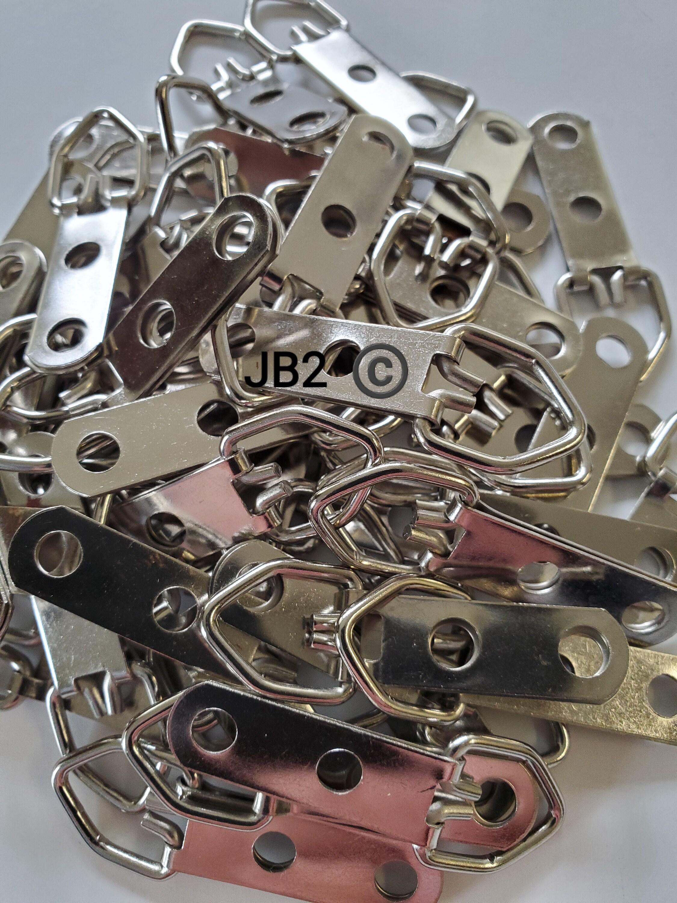 Triangle D Ring Strap Hanger 2 Hole Picture Framing Crafts | Etsy