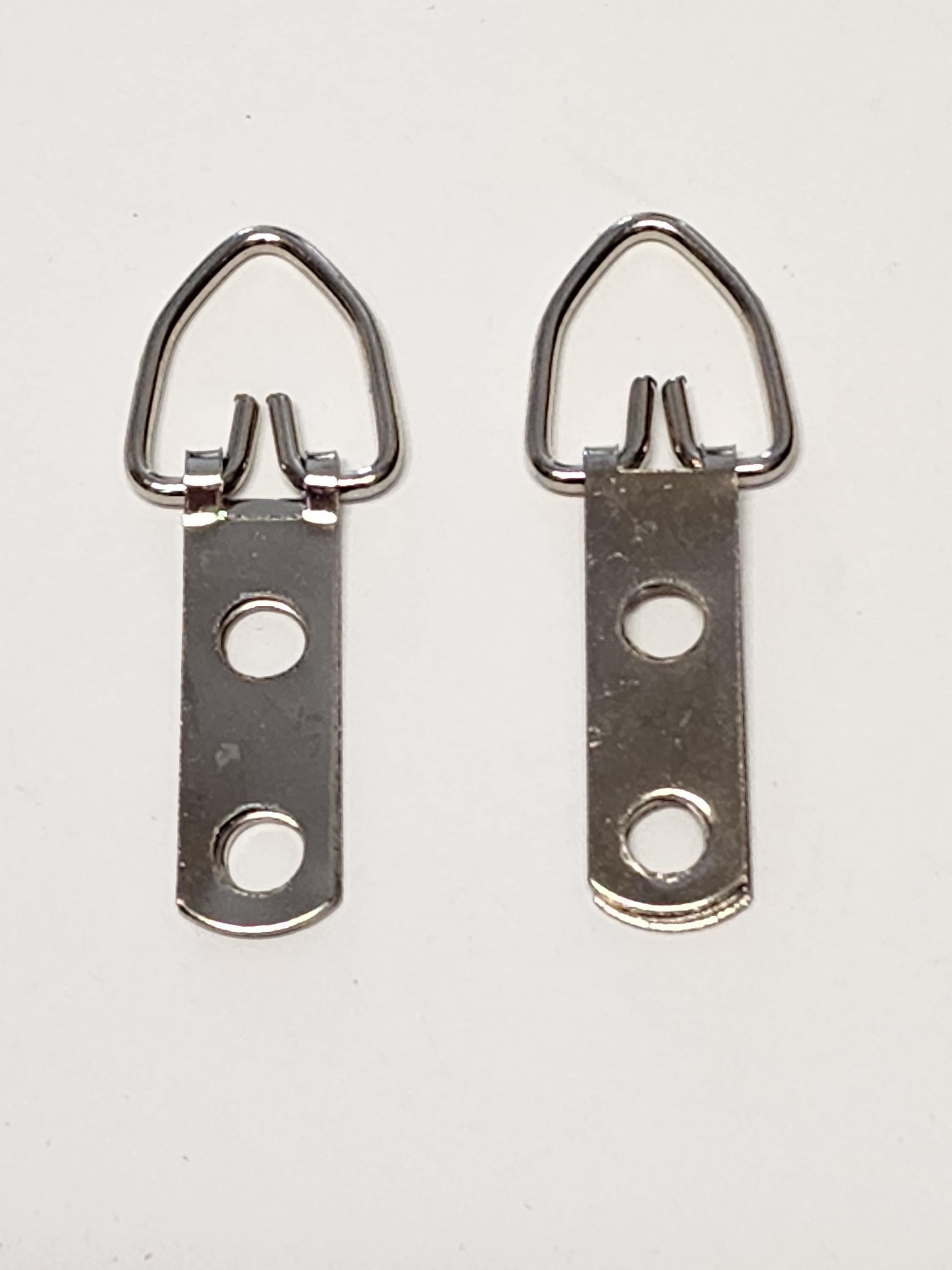 20 D Ring Strap Hangers U Picture Framing, 2 Hole, With/without Screws ...