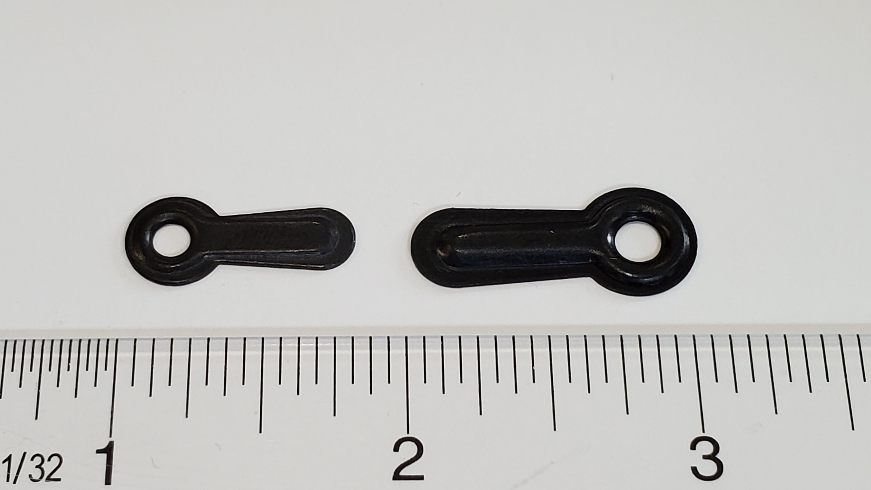 50-100 Pack, Black Oxide Embossed Turn Buttons W/screws, 13/16" or 1 ...