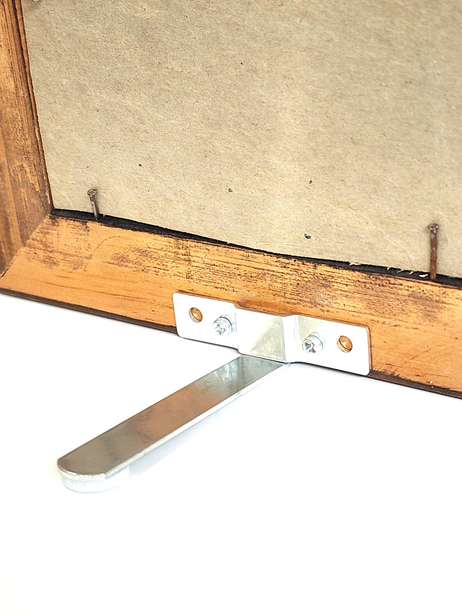 2 Part EZ Easel With Screws for Wood Photo Frames. Easel Stand for Wood ...