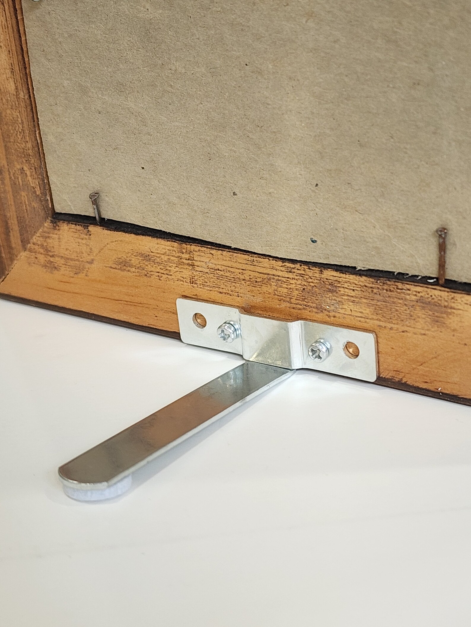 2 Part EZ Easel With Screws for Wood Photo Frames. Easel Stand for Wood ...