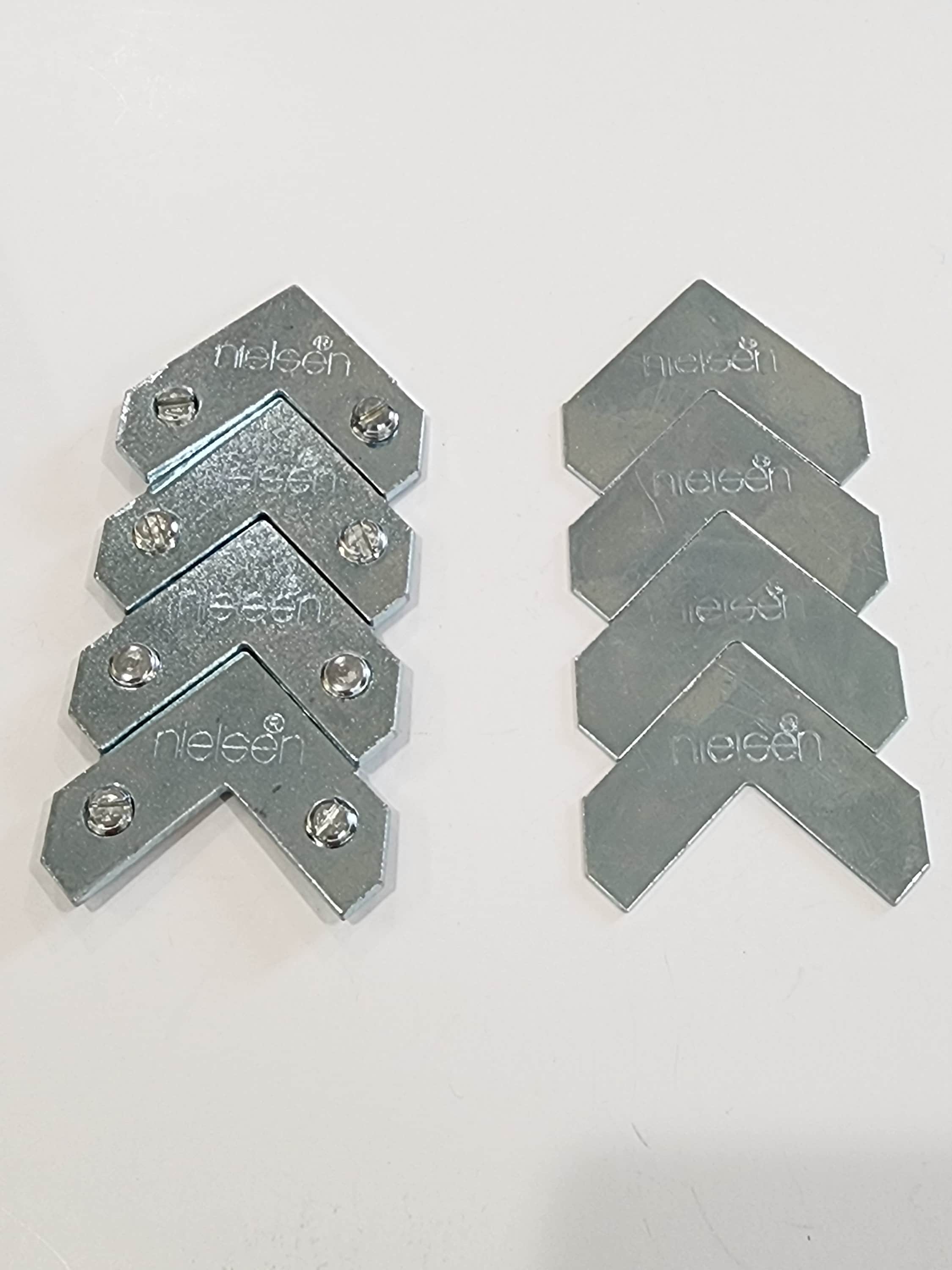 Metal Picture Frame Hardware, Tapped Corner With Back Plate, Nielsen ...