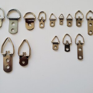 D Ring Strap Hanger, 2 Hole Heavy Duty, (u),picture Framing, Crafts ...