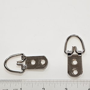 D Ring Strap Hanger, 2 Hole Heavy Duty, (u),picture Framing, Crafts ...