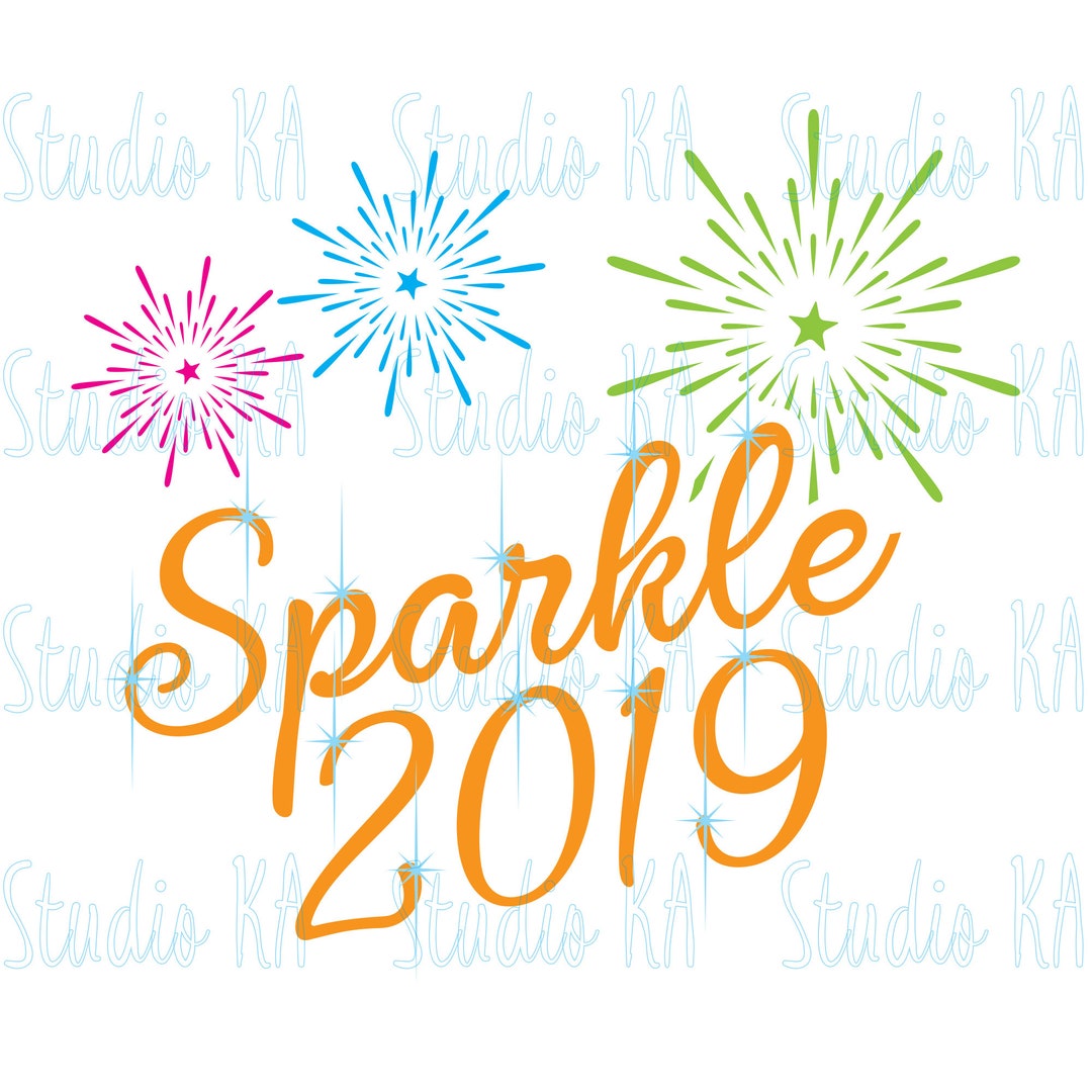 2019 Svg, 2019 New Year Svg Cut File, New Year Party Svg, New Year's ...