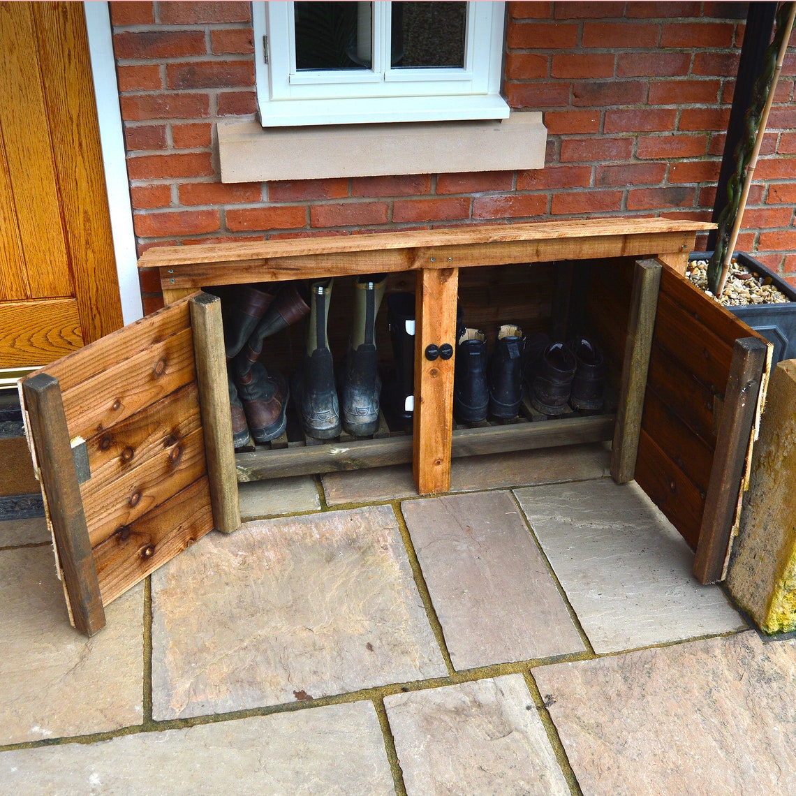 Outdoor Wellie Boot Shoe Storage Langham Major Design - Etsy UK
