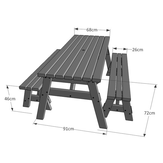 Table bench height store