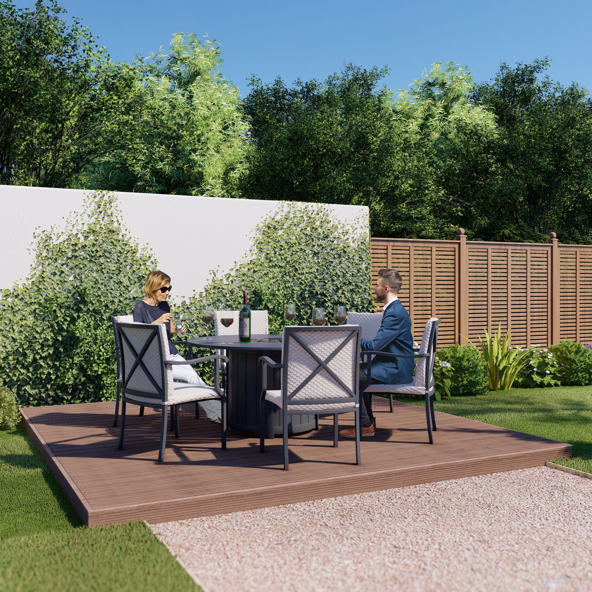 Outdoor Wooden Decking Base Kit - 4x2 Timbers - Pressure Treated - Etsy UK