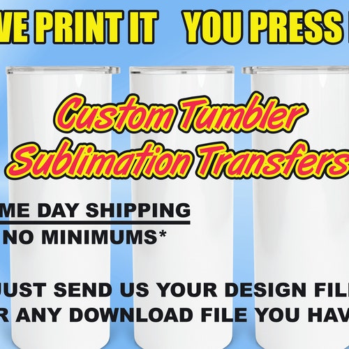 Custom Ready to Press Sublimation Transfers Wholesale Print on - Etsy