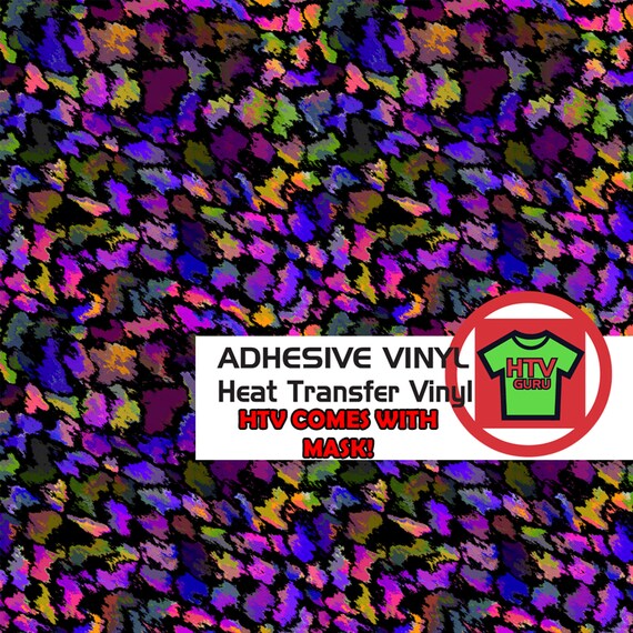 Colorful Splatter Vinyl/Printed Iron On Heat Transfer | Etsy