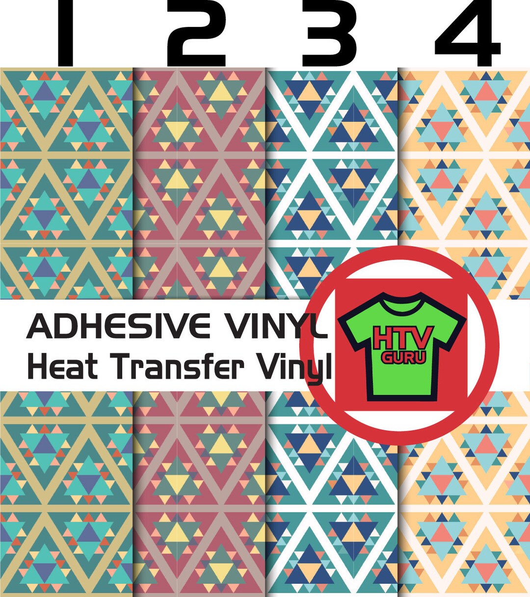 BOHO / Tribal / Ethnic / Chic Pattern HTV and Vinyl Sheets - Etsy