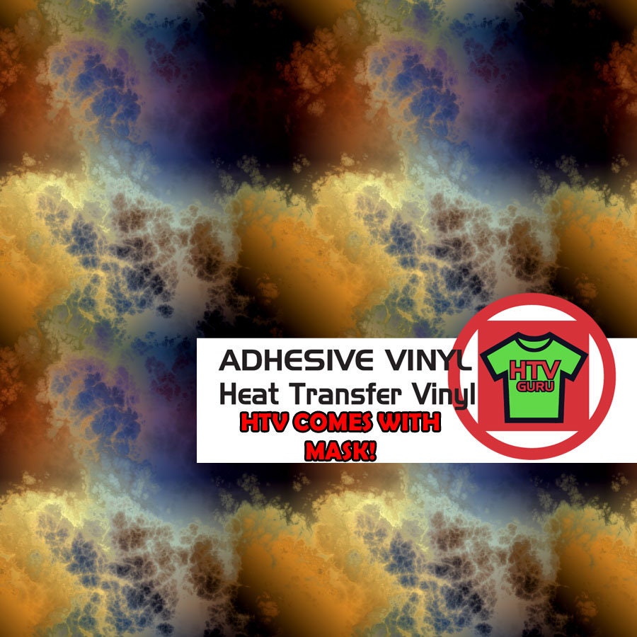 Space Galaxy HTV Printed Pattern Iron on Vinyl / Heat Transfer | Etsy