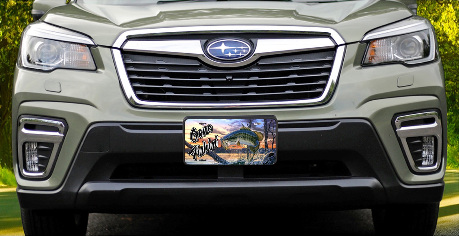 Custom Personalized Front License Plate Fishing Bass Car - Etsy