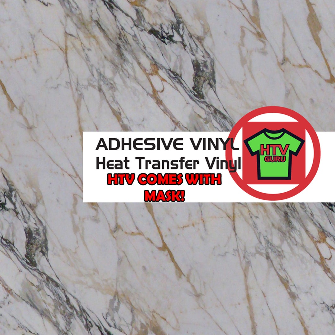 Natural Marble Pattern Vinyl Sheets, HTV Iron on Printed Craft Vinyl ...
