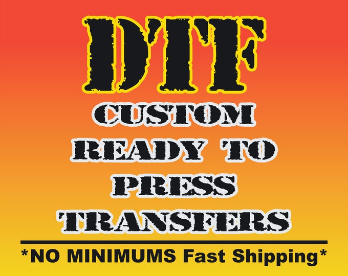 DTF Transfers, Dtf Transfer Custom, Dtf Transfers Ready for Press, DTF ...