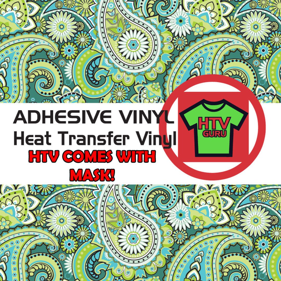 Paisley HTV Printed Pattern Vinyl Sheets - Etsy