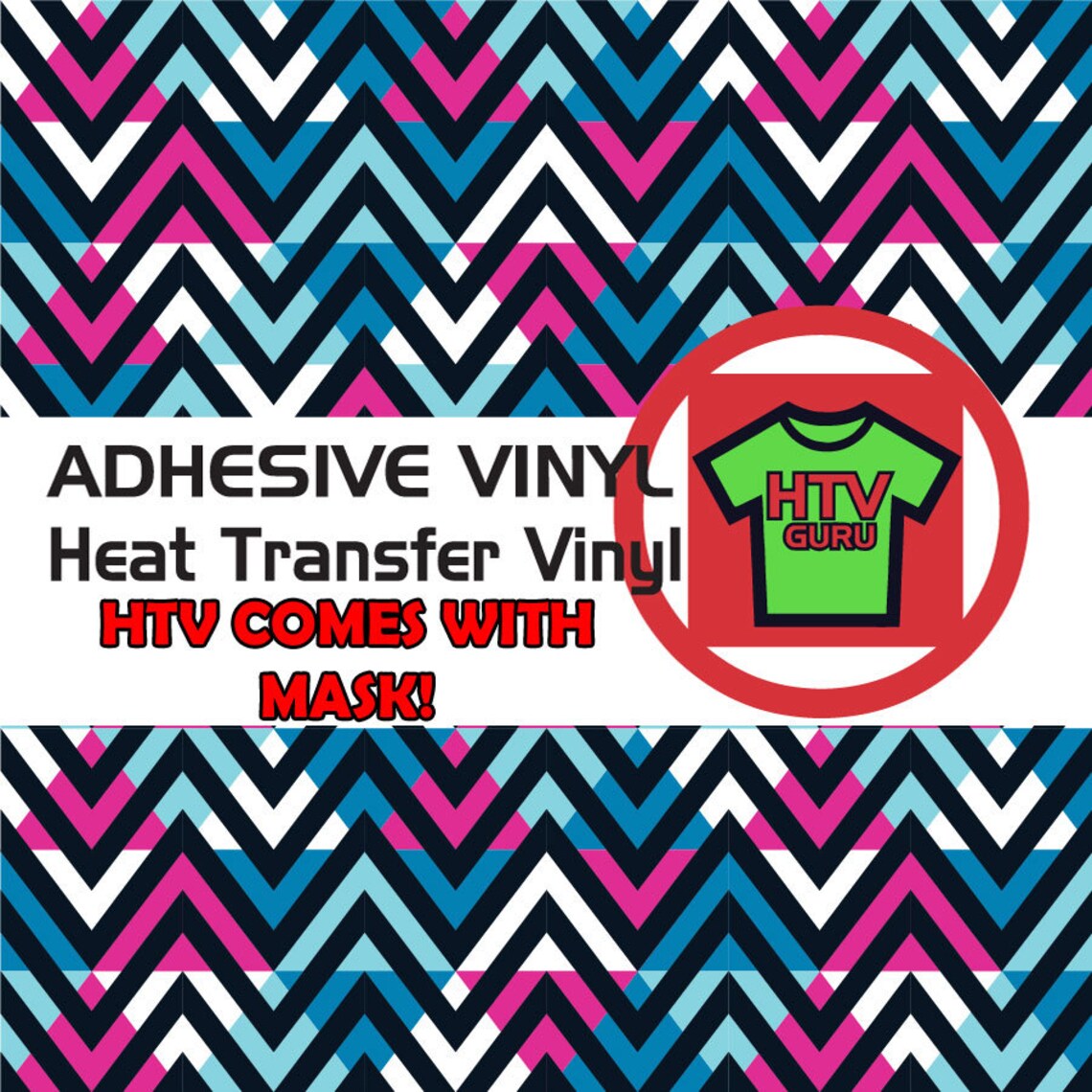 Chevron Vinyl Sheets Iron on Heat Transfer Vinyl Printed | Etsy