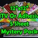 12X12 5 Sheets Printed Pattern HTV Mystery Pack Printed - Etsy
