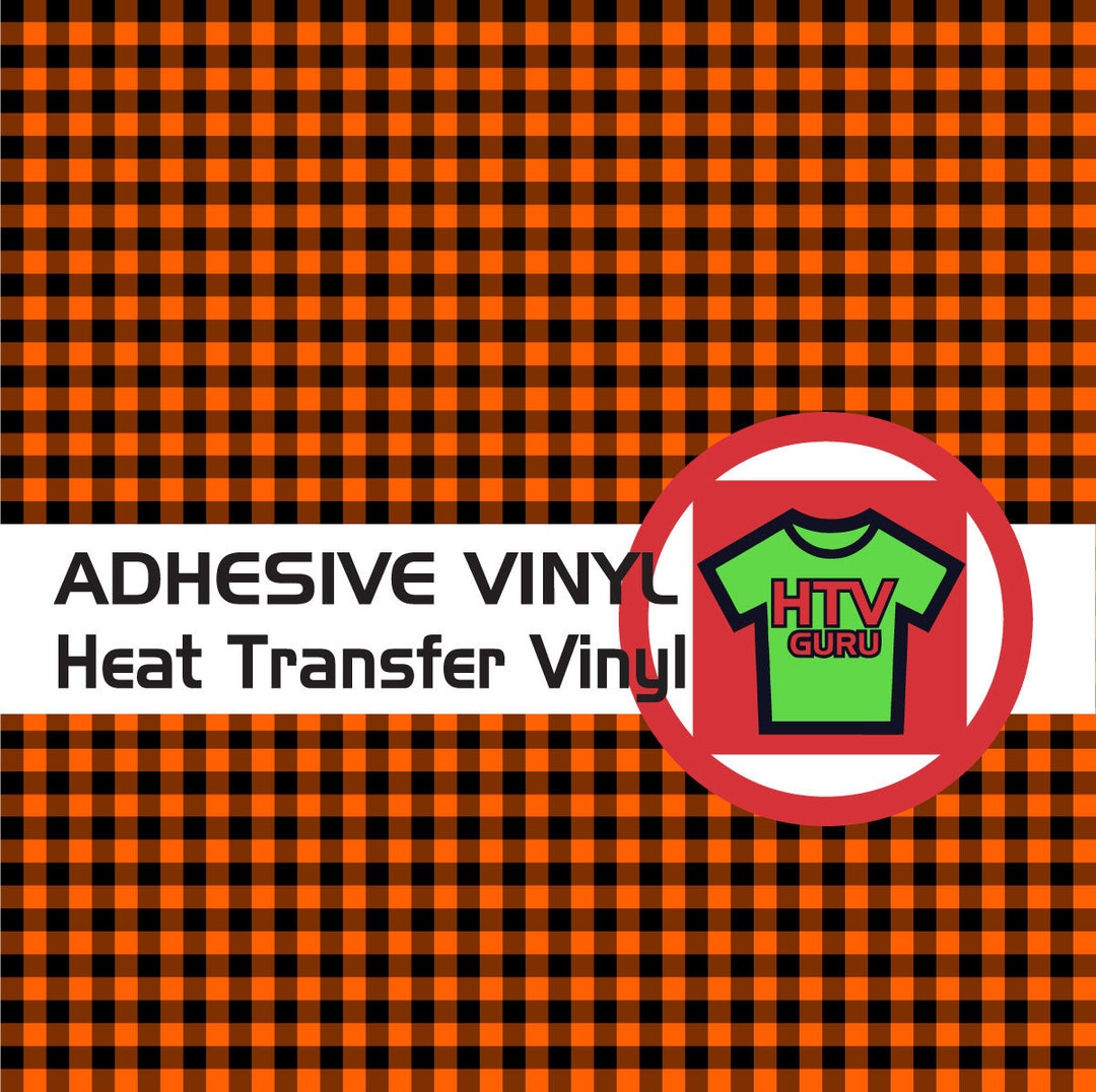 Buffalo Plaid Vinyl HTV Printed Pattern Vinyl Sheets Iron on Heat ...
