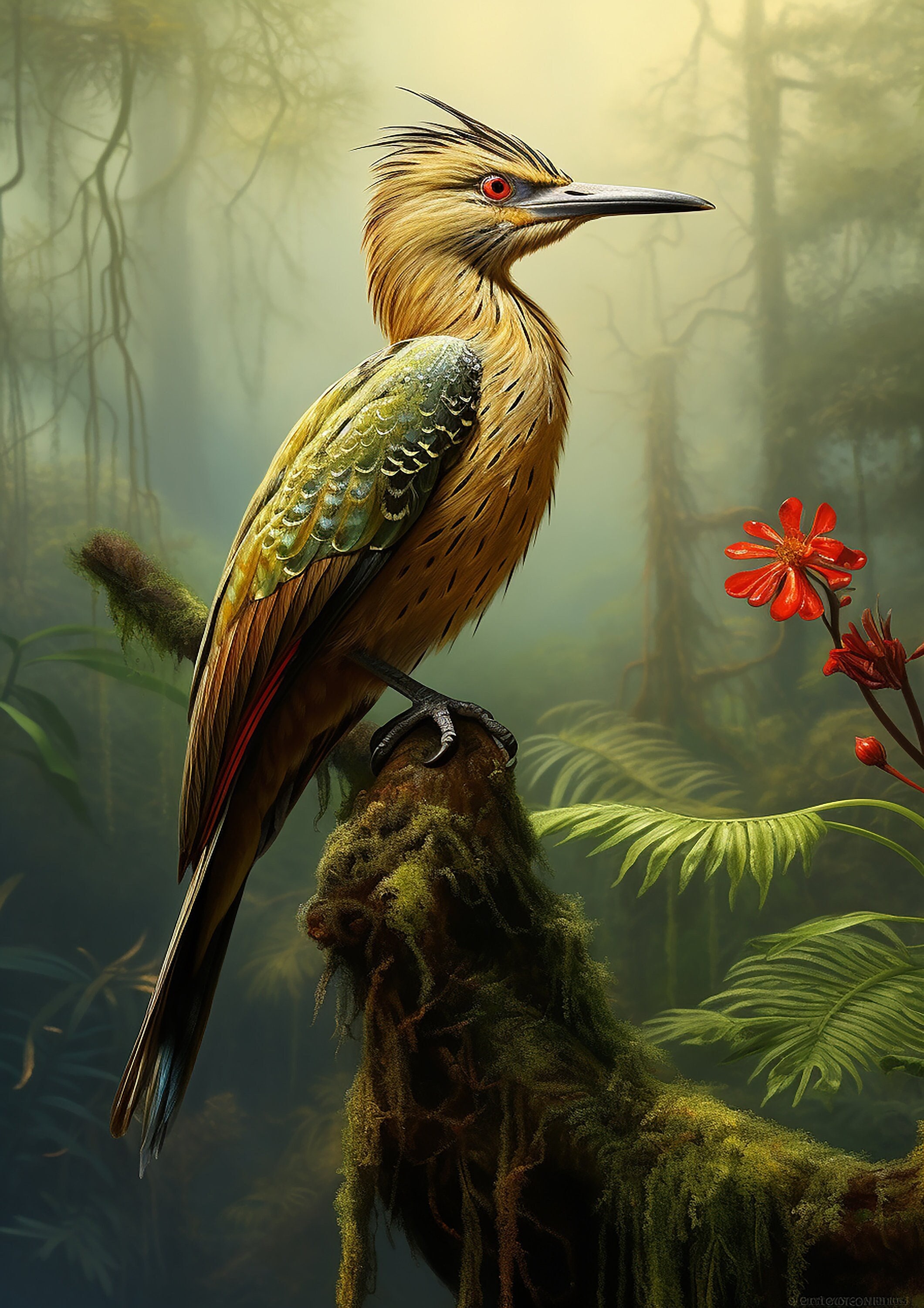 Sunbittern Bird | Bird Poster | Bird Wall Art | Digital Download ...