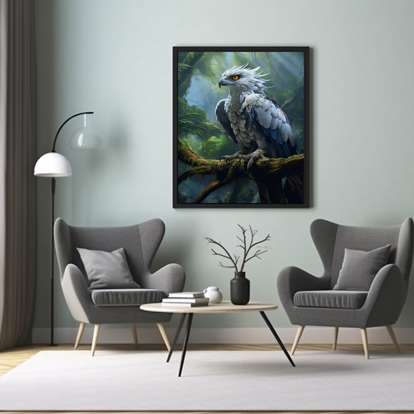 Harpy Eagle | Bird Poster | Bird Wall Art | Digital Download | Jungle ...