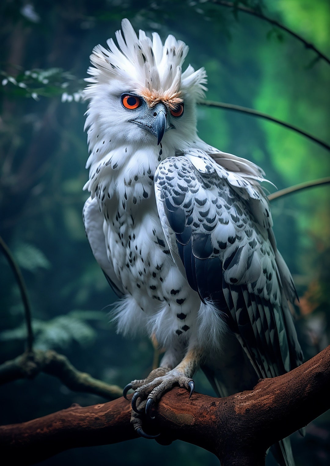 Harpy Eagle | Bird Poster | Bird Wall Art | Digital Download | Jungle ...