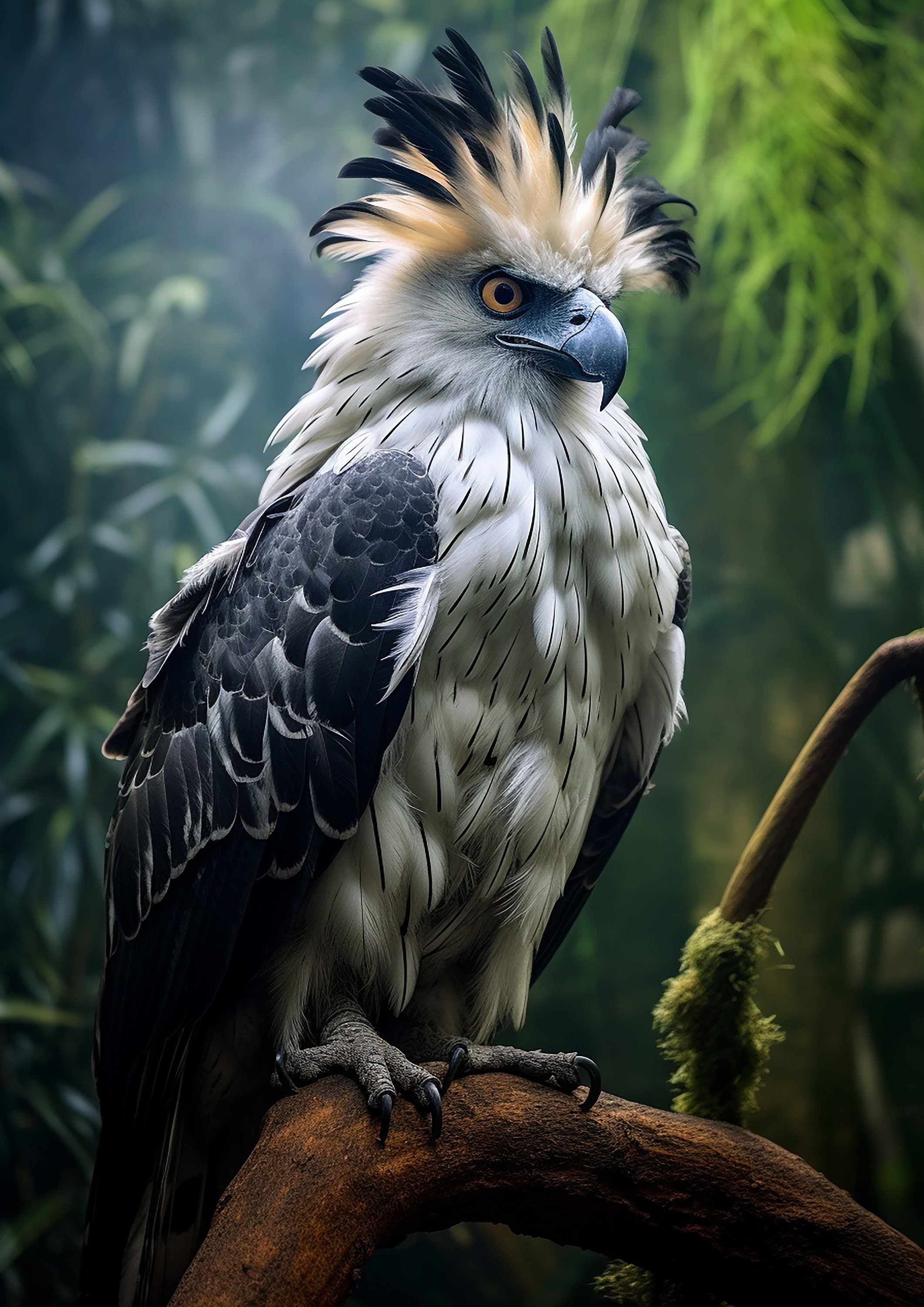 Harpy Eagle | Bird Poster | Bird Wall Art | Digital Download | Jungle ...
