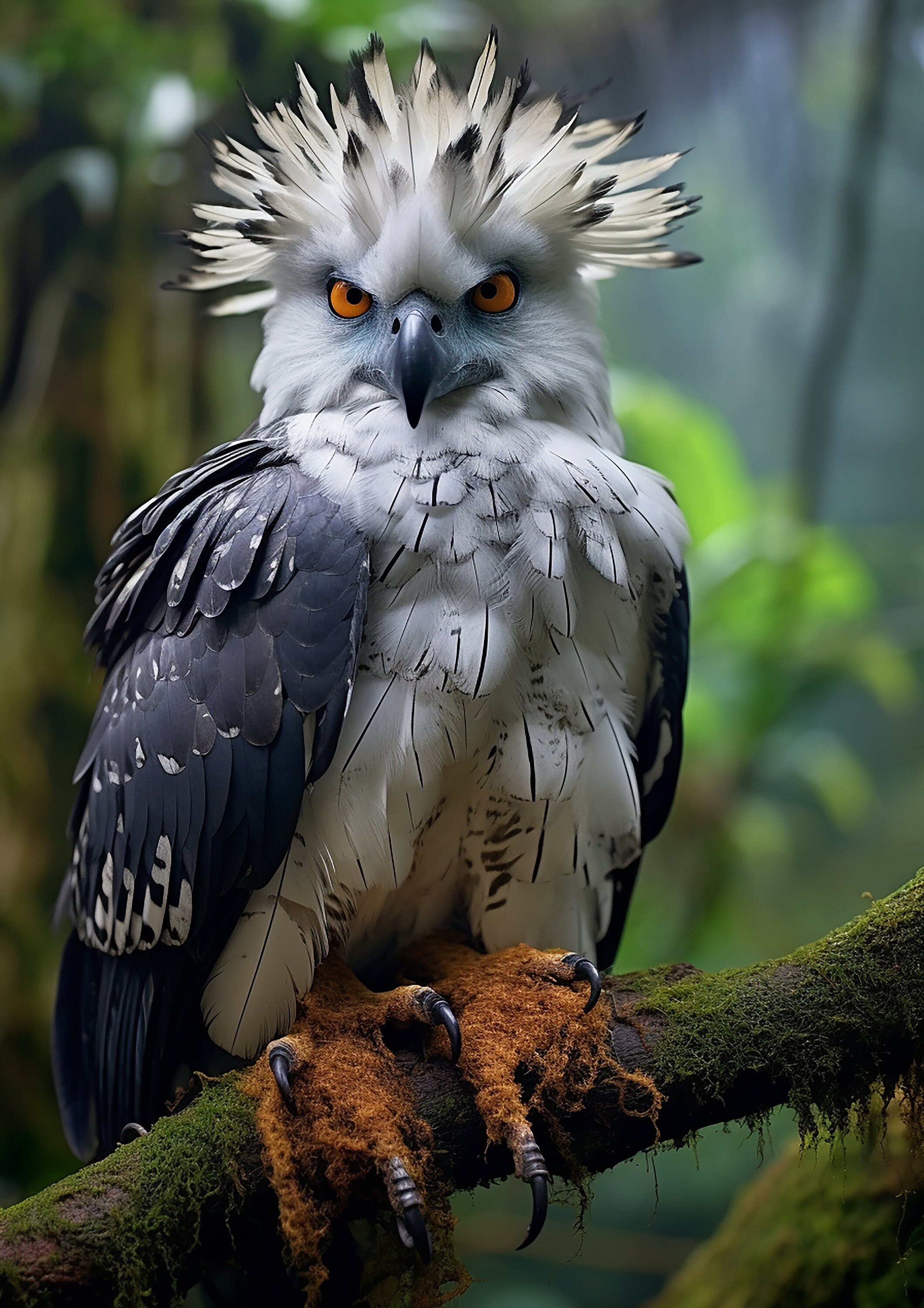 Harpy Eagle | Bird Poster | Bird Wall Art | Digital Download | Jungle ...